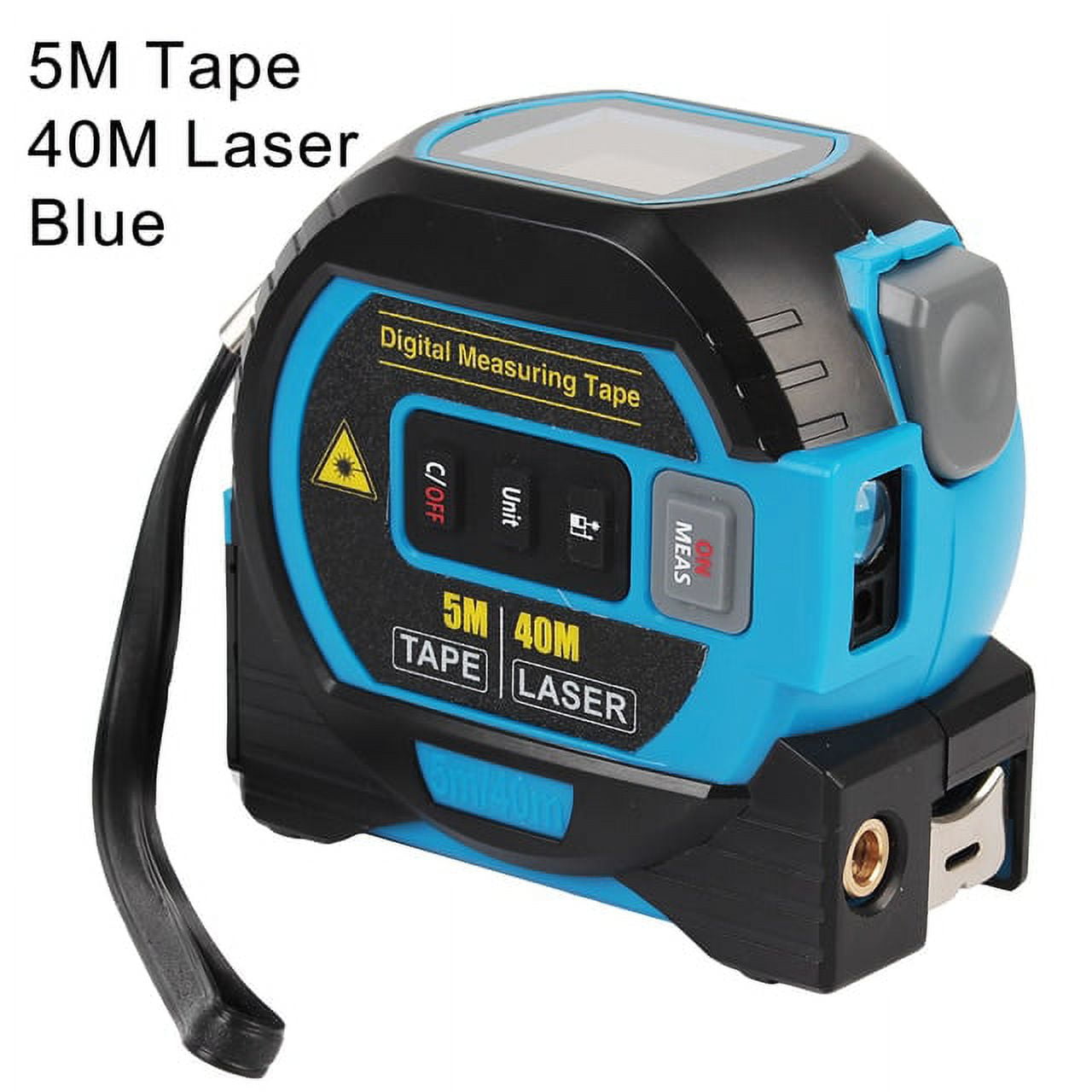 3 in 1 Laser Rangefinder 5M Tape Measure Ruler LCD Display with ...