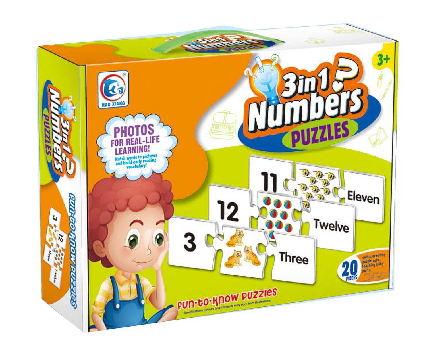 Amy and Annette Educational Learning to Count Puzzle Toy - Walmart.com