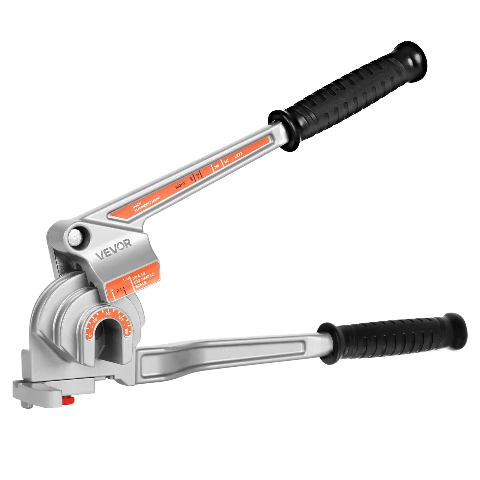 3 in 1 Lever Pipe Bender for 1/4",3/8",and 1/2" O.D. Tubing-0 to 180 ...