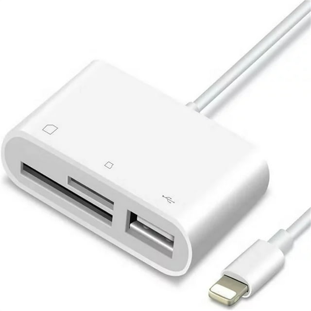 3 in 1 Lightening to USB Camera Card Reader Memory Card SD/TF Card ...