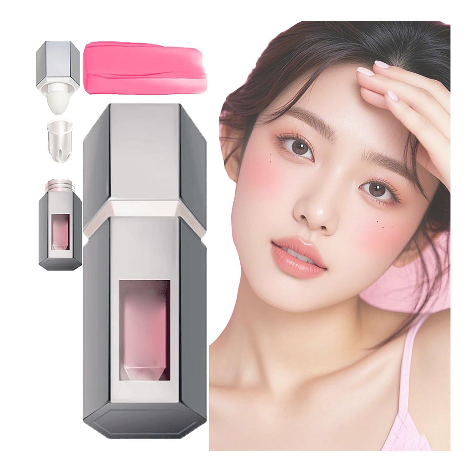 3-in-1 Liquid Blush Highlighter Contour Makeup, Matte Finish, 12-Hour ...