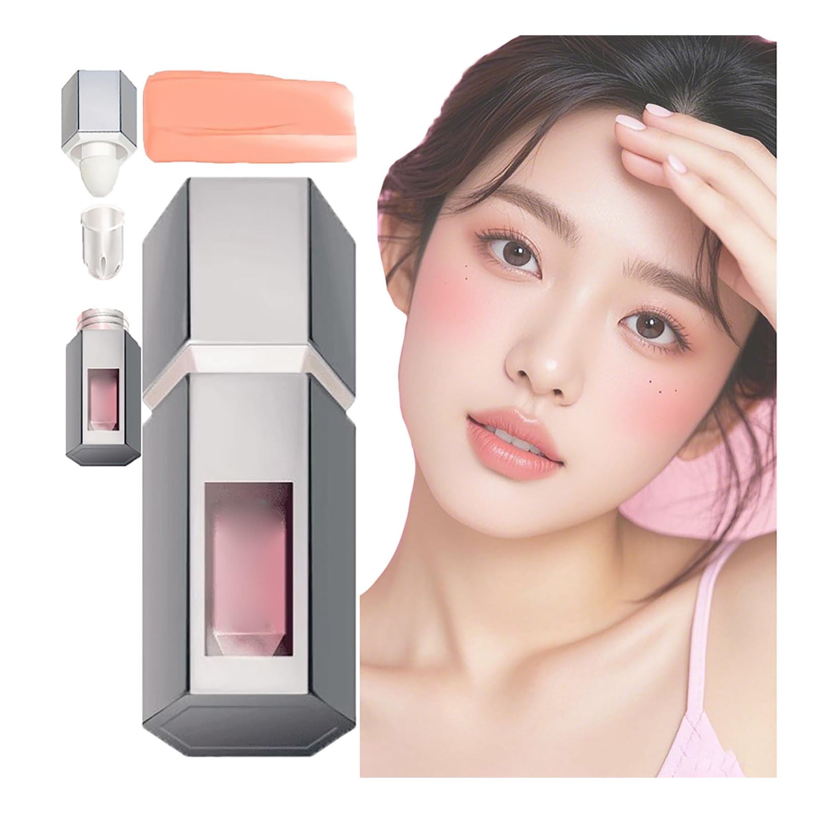 3-in-1 Liquid Blush Highlighter Contour Makeup, Matte Finish, 12-Hour ...