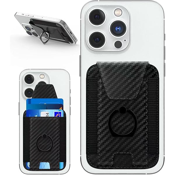 3-in-1 Mag Safe Wallet, Leather Wallet with Phone Ring Stand, Mag Safe ...
