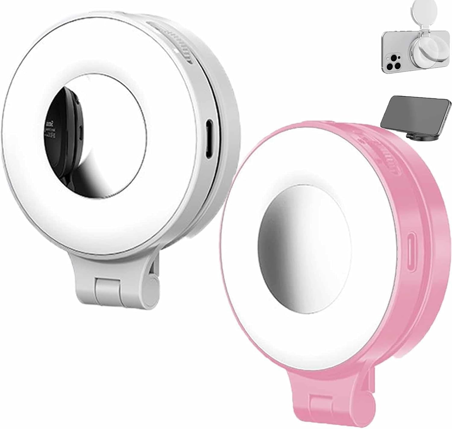 3-in-1 Magnetic Beauty Selfie Light for Phones, Foldable Magnetic ...