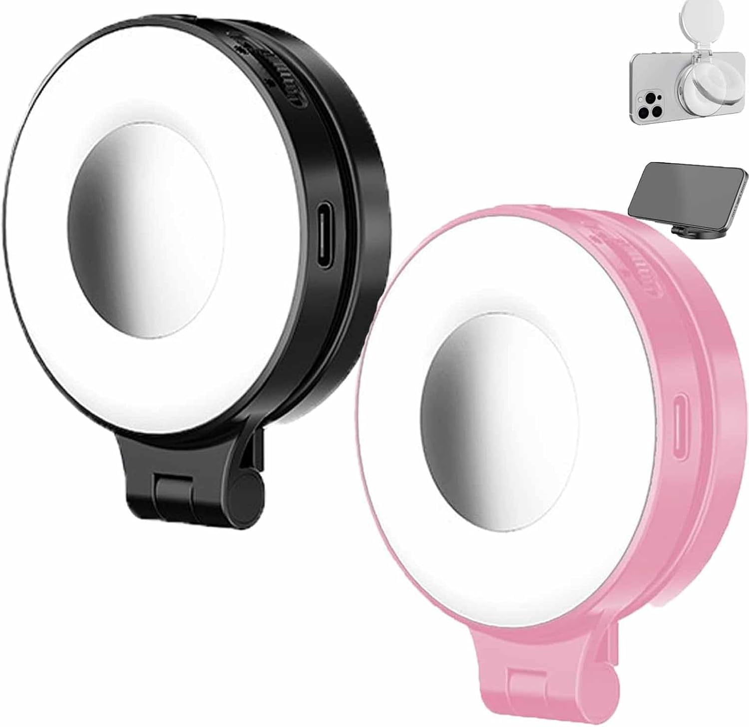 3-in-1 Magnetic Beauty Selfie Light for Phones, Foldable Magnetic ...