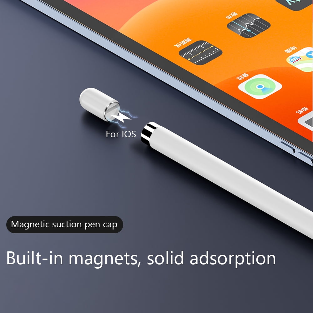 3-in-1 Magnetic Pencil Cap Pen Tip Kits Charging Adapter Plug and Play ...