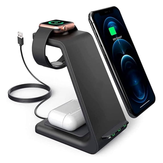3-in-1 Magnetic Wireless Charger – Fast Charging Dock for iPhone, Apple ...
