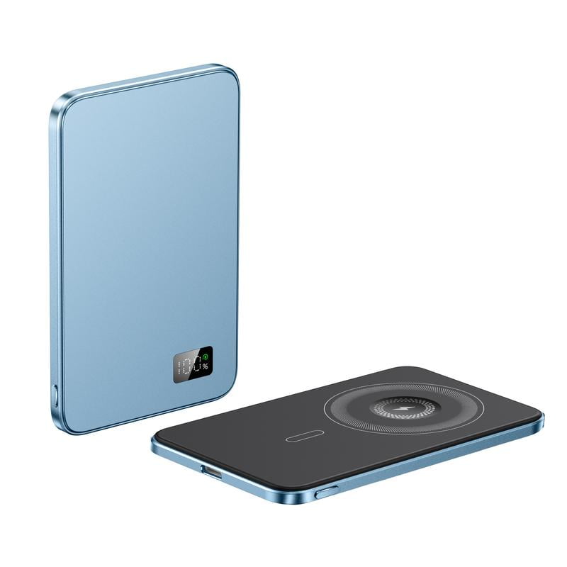 3-in-1 Magnetic Wireless Power Bank (5000mAh) - Ultra-Thin, MagSafe ...