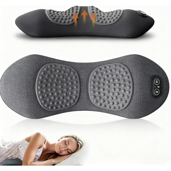 3-in-1 Massager Lumbar Support Pillow - Portable Electric Therapy with ...