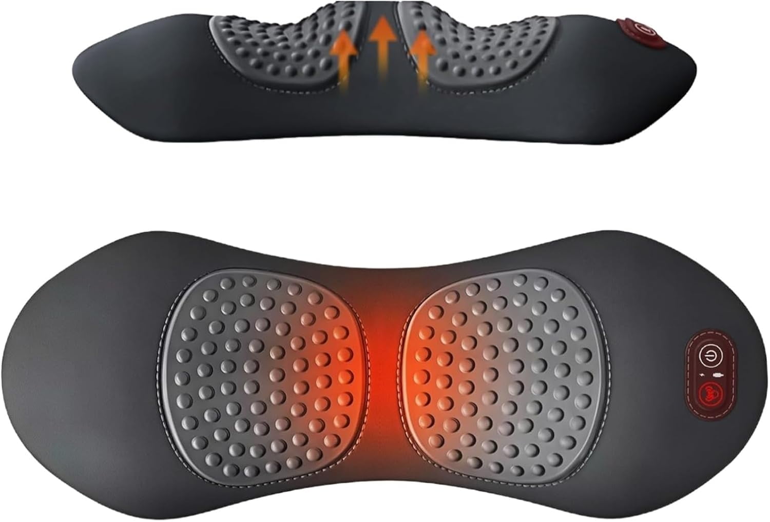 3-in-1 Massager, Lumbar Support Pillow, Smooth Spine Triple Fusion Back ...