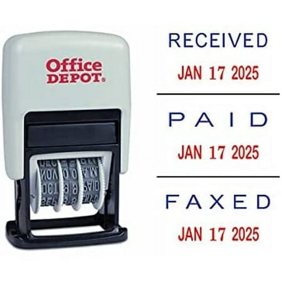 3-in-1 Micro Date Stamp Self-Inking - Walmart.com