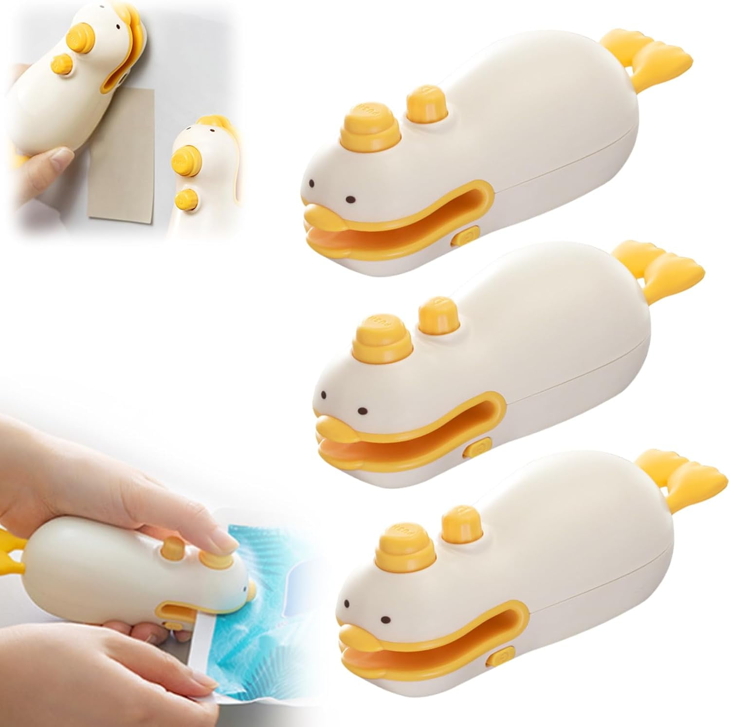 3-in-1 Mini Bag Sealer, 2025 New Magnetic and Hanging USB Rechargeable ...