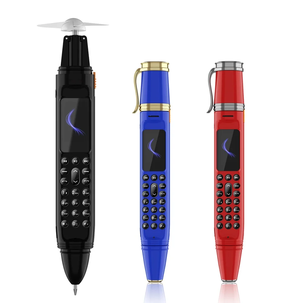 3 in 1 Mobile Phone Pen Fan 1000mAh Battery Dual SIM Camera Bluetooth ...