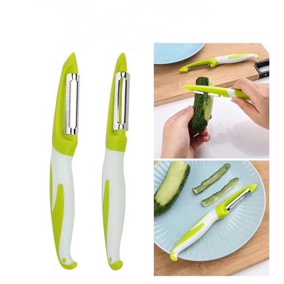 3-in-1 Multi-Purpose Peeler with Integrated Storage Tube, Kitchen ...