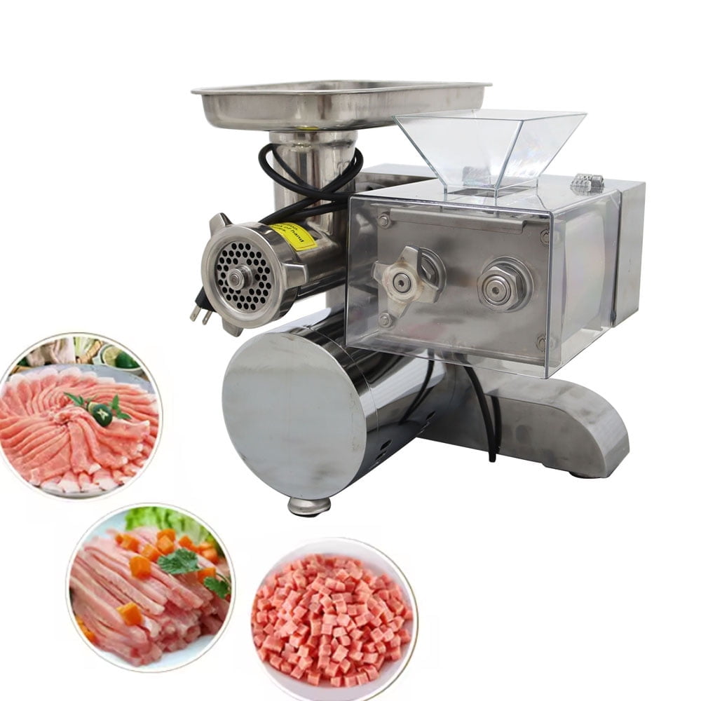 Desktop Meat Grinder and Cutting All-in-one Machine 250KG/H 8mm Grinder ...
