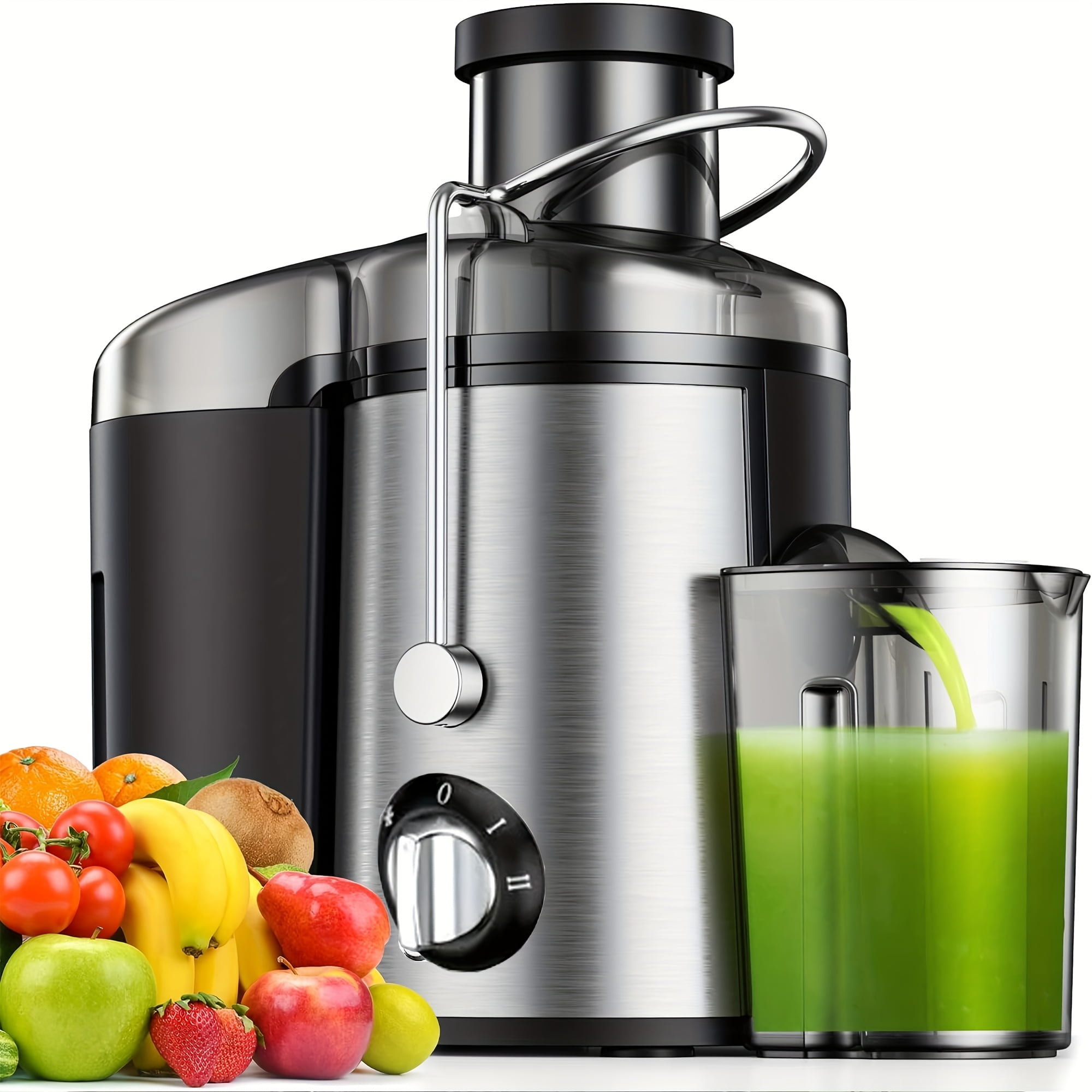3-in-1 Multifunction Juicer Blender Food Processor, 3" Wide-Mouth 3 ...