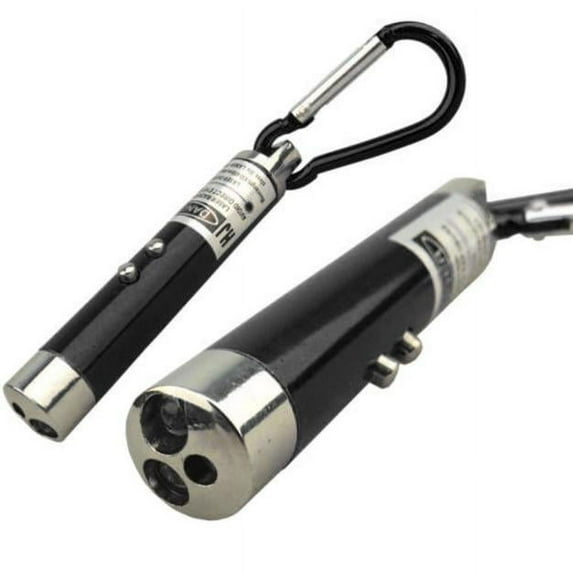3 in 1 Multifunction Laser Light Pointer UV LED Torch Flashlight ...