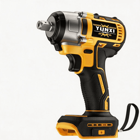 3‑in‑1 Multifunctional 1/2‑Inch Brushless Cordless Impact Wrench, High ...