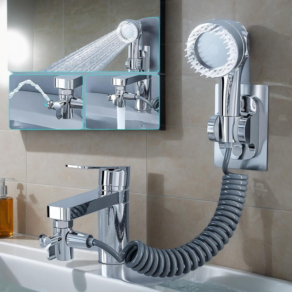 3-in-1 Multifunctional Faucet with 360° Rotating Spray Head, Massage ...