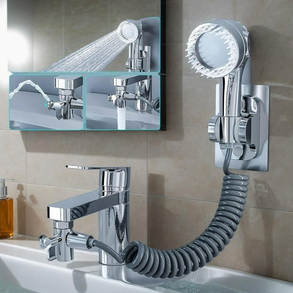 BAOPAI 1440 Degree Rotating Faucet Extender Water-Saving Flexible Arm ...