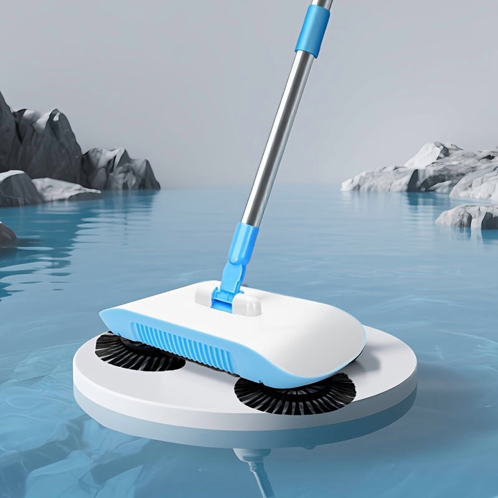 3-in-1 Multifunctional Floor Cleaner - Push Sweeper, Vacuum & Mop Combo ...