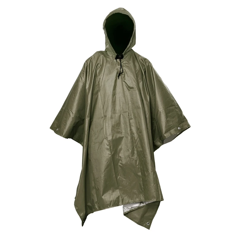3 in 1 Multifunctional Raincoat Waterproof Rain Poncho Jacket Hiking ...