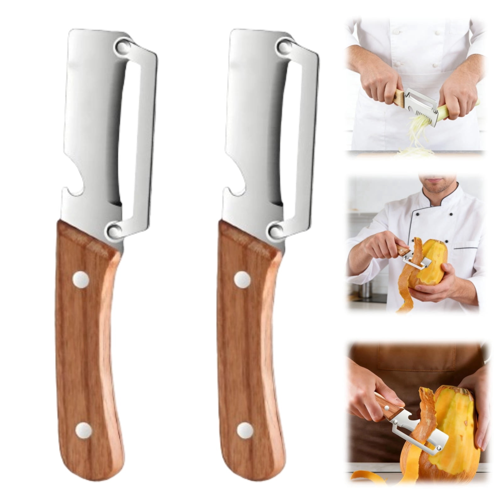 3-in-1 Multifunctional Vegetable Peeler, 2026 Upgrade Stainless Steel ...