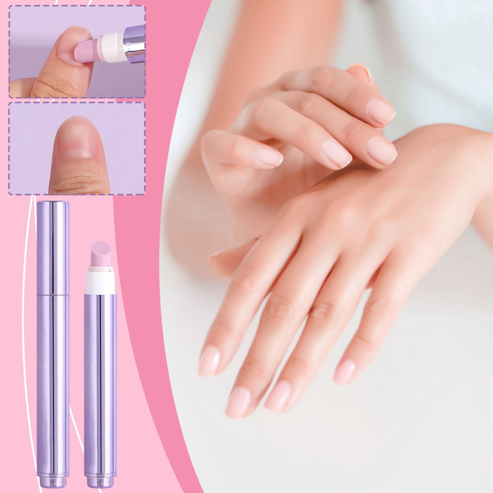 3-in-1 Nail Care Pen, 3.5g Cuticle Oil, Rotating Applicator For Nail ...