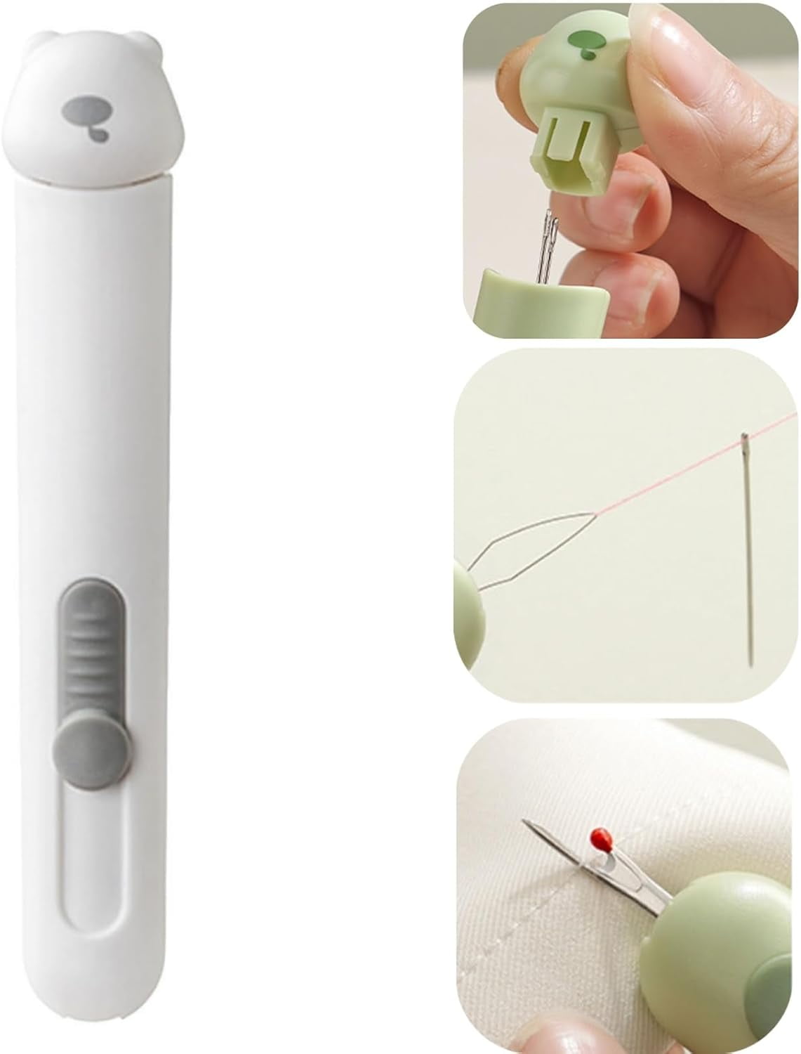 3 in 1 Needle Threader Seam Ripper, Thread Remover Tool for Hand Sewing, Knitting, Cross Stitch ...