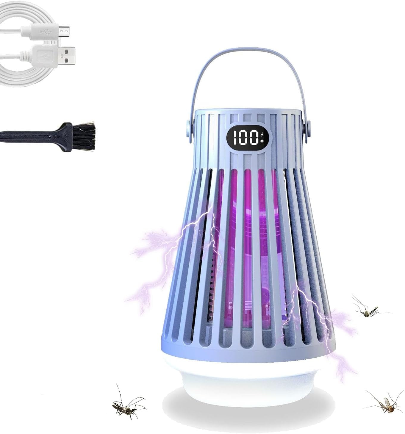 3 in 1 New Cordless Waterproof Zap Zone Defender with Handle, 360° Full ...