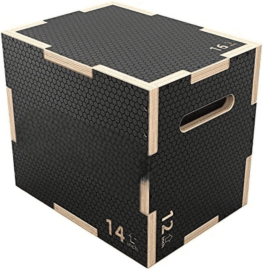 3 in 1 Non-Slip Plyometric Box for Jump Training and Conditioning ...