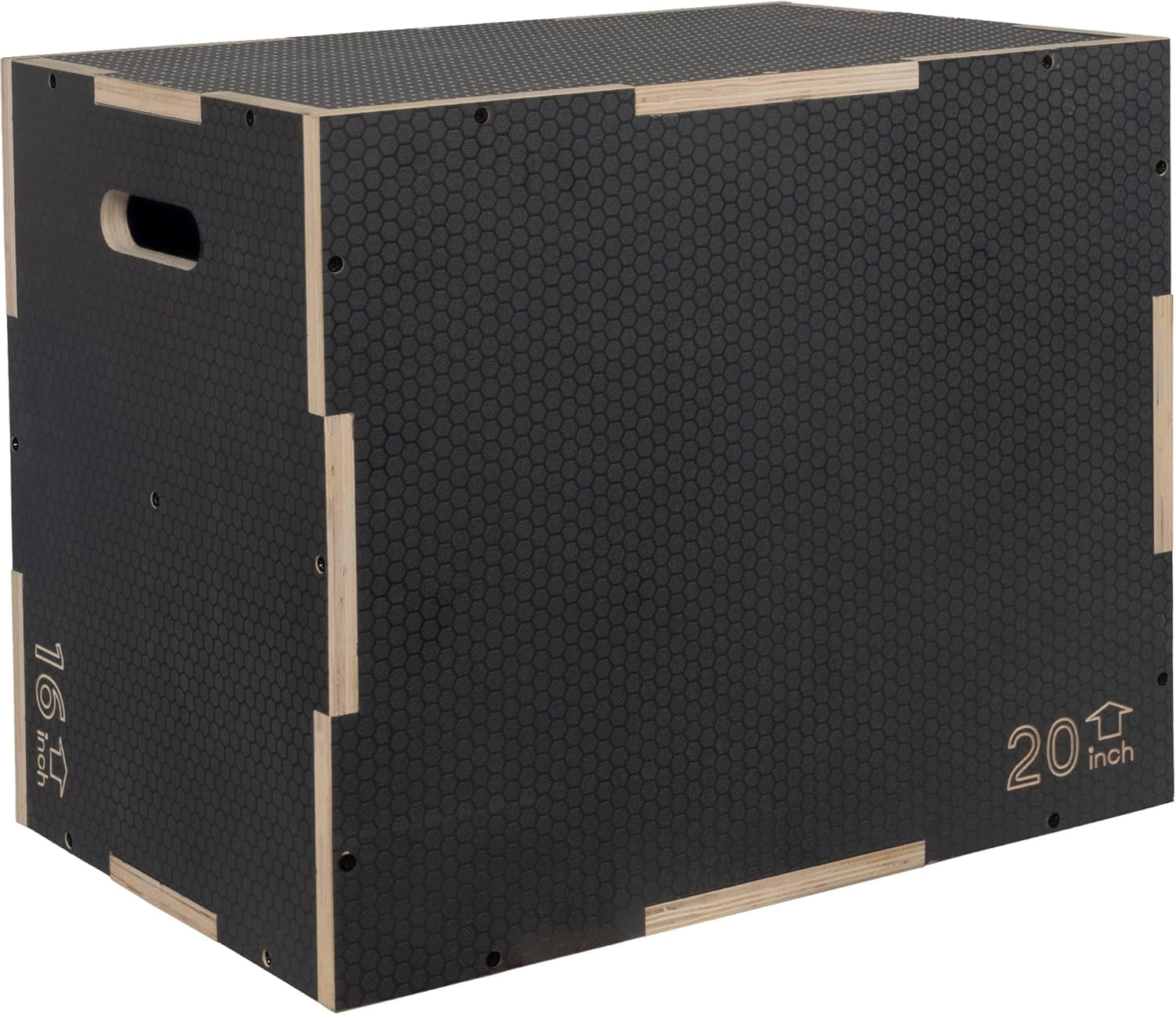 3 in 1 Non-Slip Wooden Plyo Box Plyometric Box Jumping Exercise, Easy ...