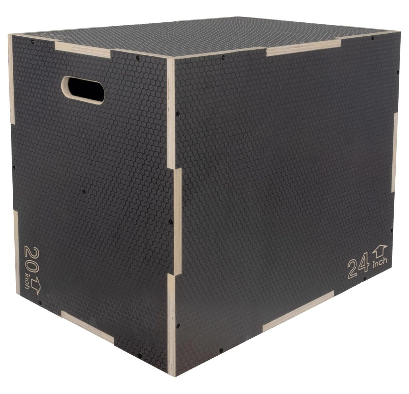 3 in 1 Non-Slip Wooden Plyo Box Plyometric Box Jumping Exercise ...