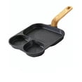 3-in-1 Non-Stick Split Frying Pan with Three Compartments for Gas and ...
