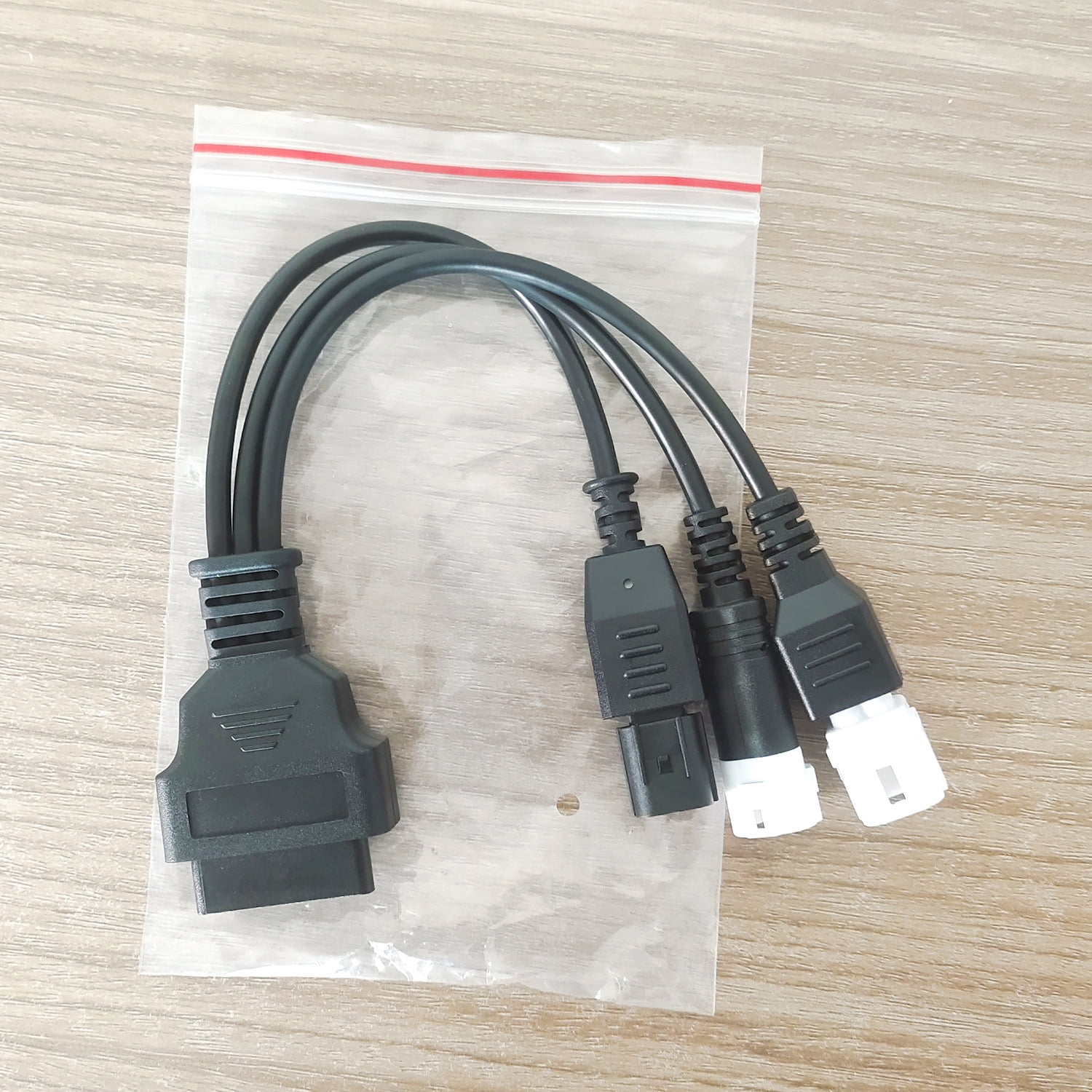 3-in-1 OBD2 adapter cable, 16pin to 6pin 4pin 3pin OBD diagnostic cable, OBD2 to OBD1 6pin 4pin ...