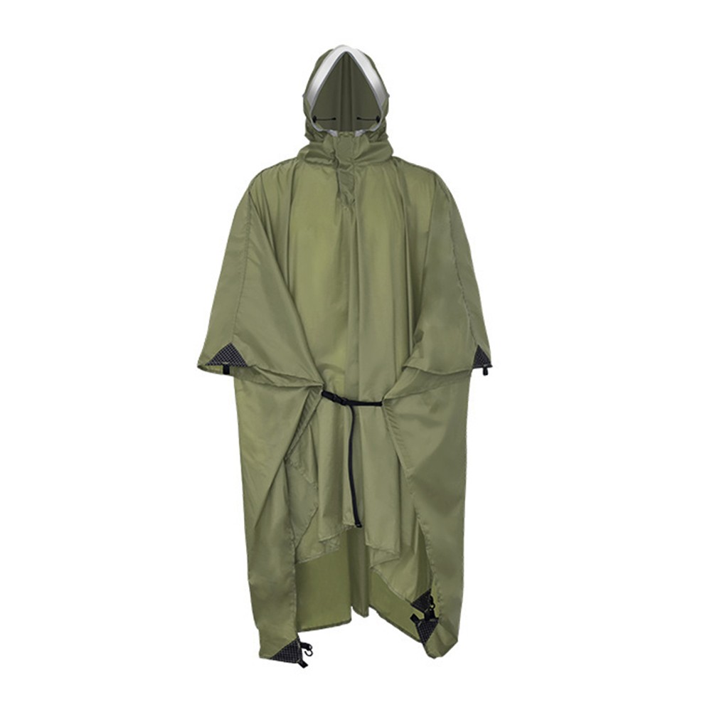 3 in 1 Outdoor Waterproof Hooded Raincoat for Camping Hiking Poncho ...