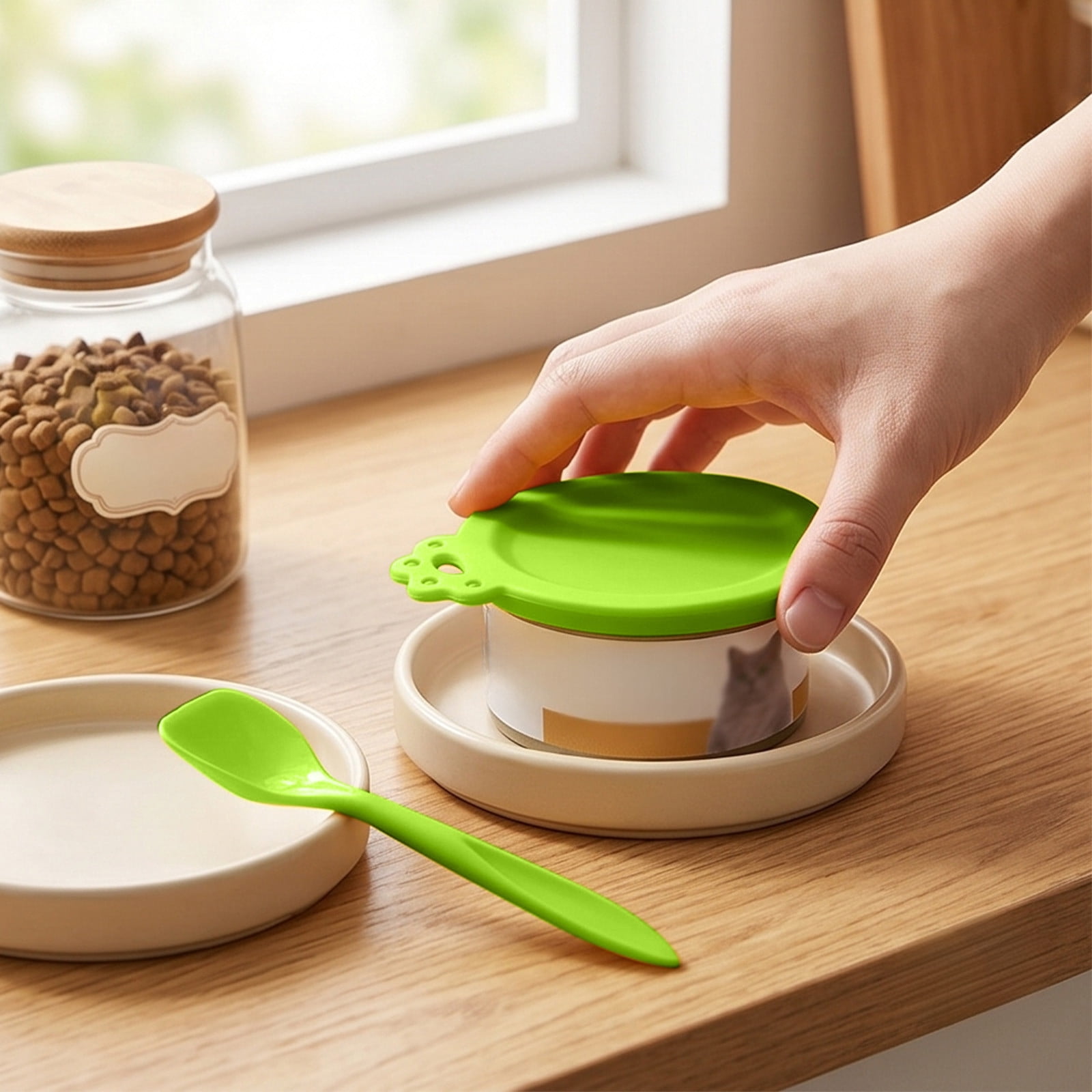 3 in 1 Pet Can Lid Silicone Closure Airtight Sealer, Food Grade Dog Cat ...