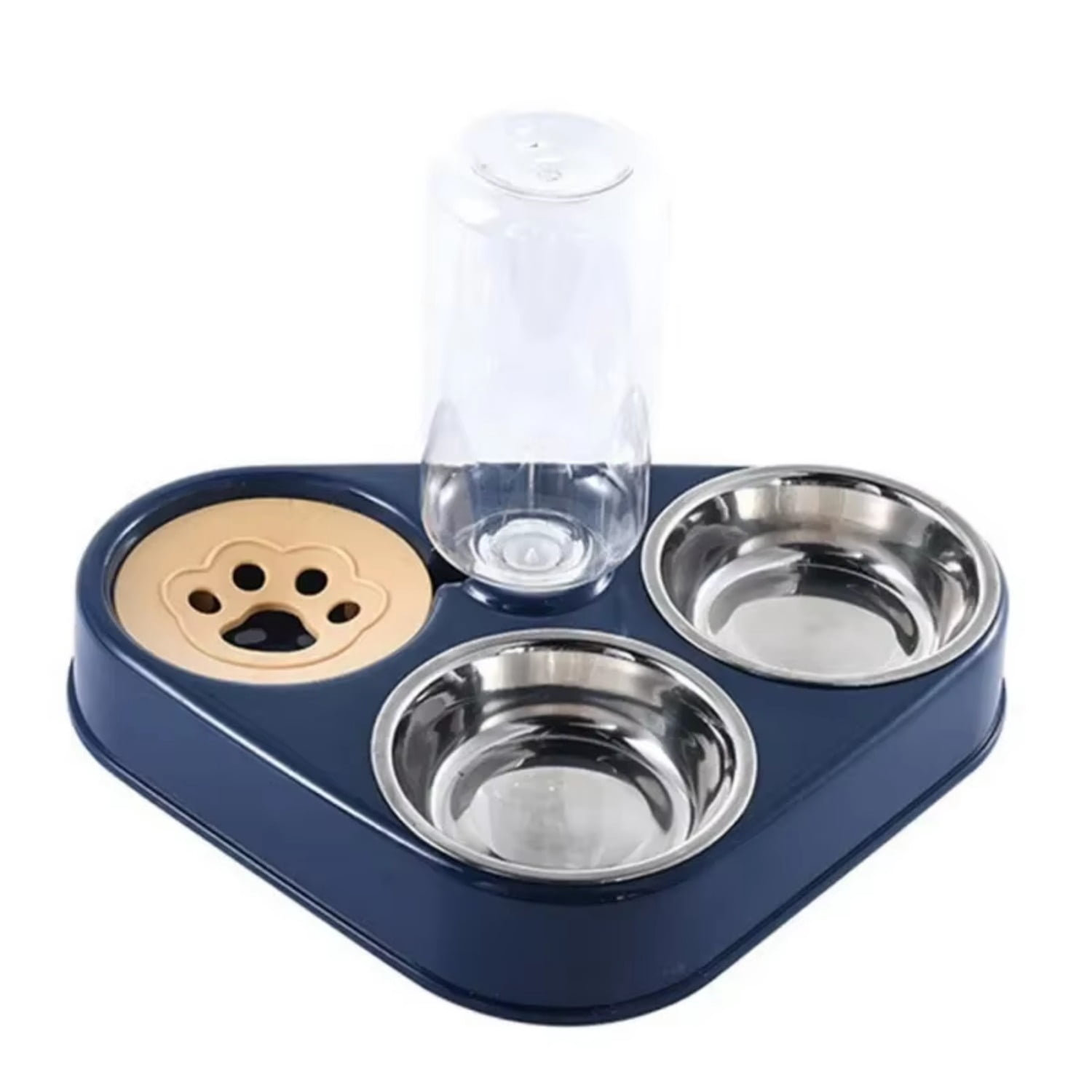 3 in 1 Pet Dog Feeder Bowl With Dog Water Bottle Cat Automatic Drinking ...