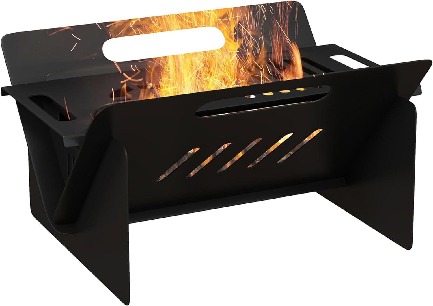 Fire Pit Self-Contained Portable Bonfire For A Quick And Easy Fire Fire ...