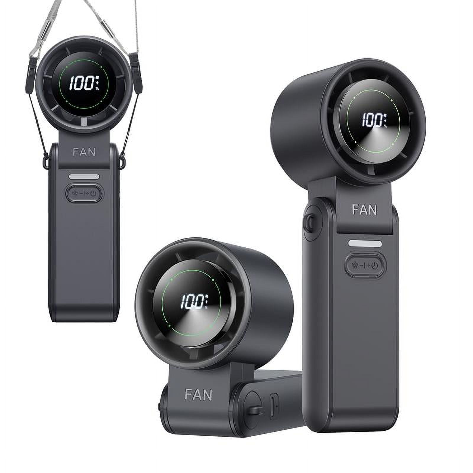 3-in-1 Portable Handheld Turbo Fan-100 Speeds13000 RPM, 12Hrs Cooling ...