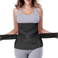 3 in 1 Postpartum Belly Wrap - Recovery Belly/Waist/Pelvis Belt Black ...