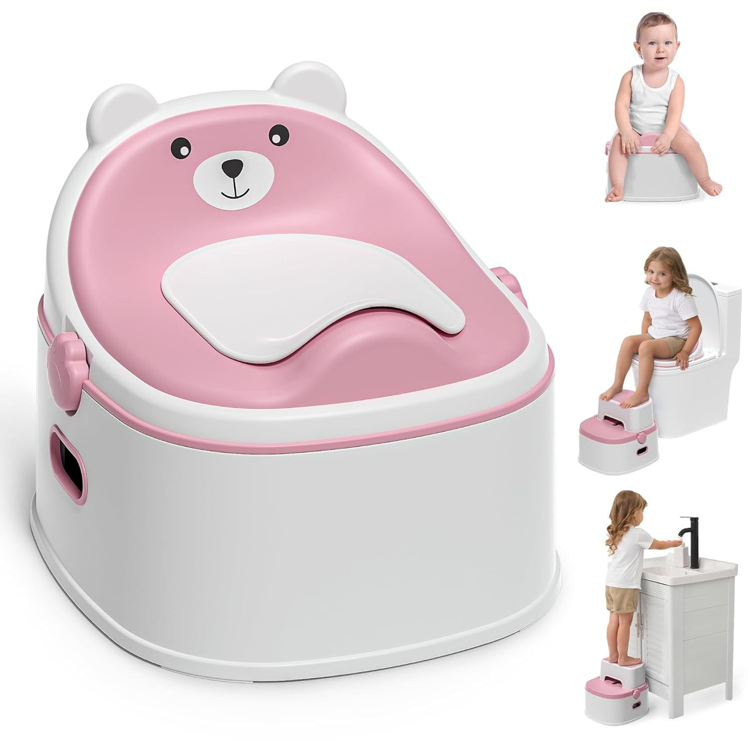 3-in-1 Potty Training Toilet, Portable Potty, Potty Training Seat and ...