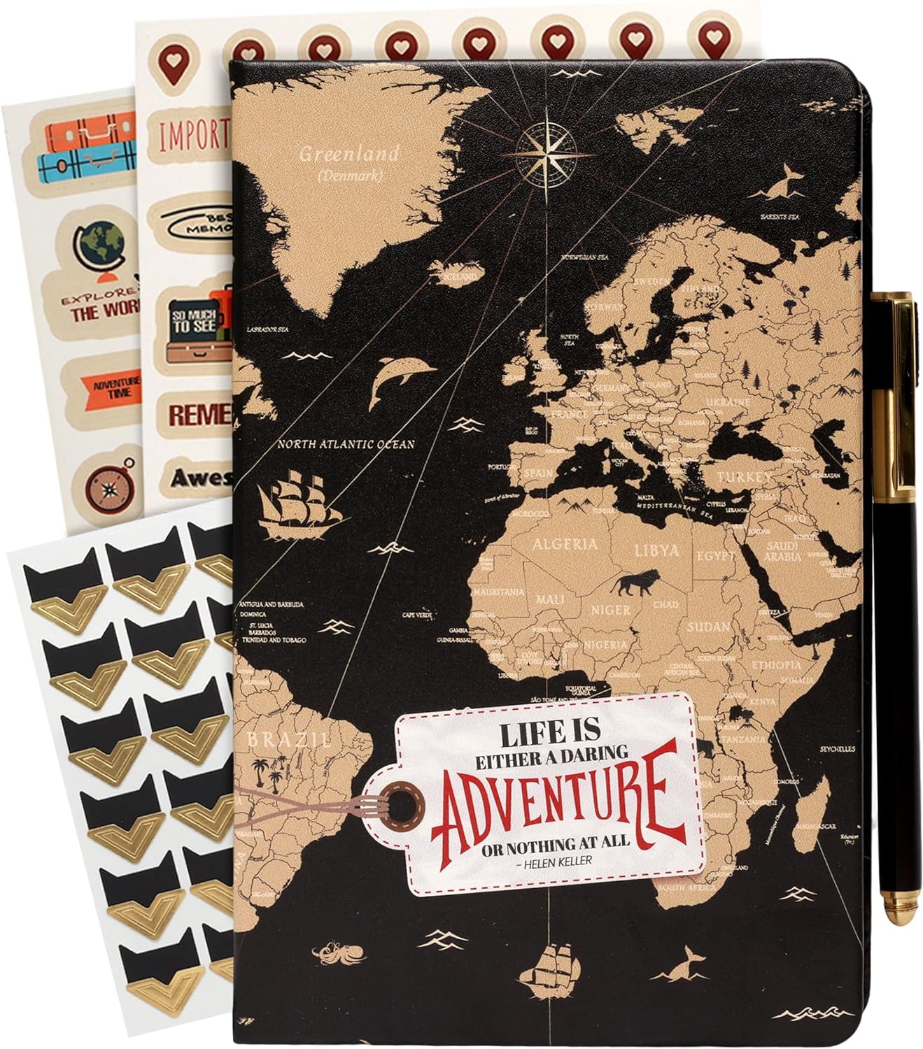 3-in-1 Prazoli Couples Adventure Book, Travel Journal & Bucket List ...