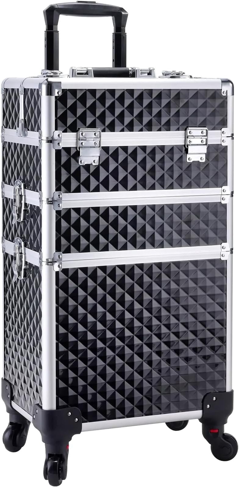 3 in 1 Professional Rolling Makeup Case Trolley Case with 360? Rotation ...