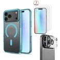 3-in-1 Protection Bundle for iPhone 17 Pro – Blue Clear Magnetic ...