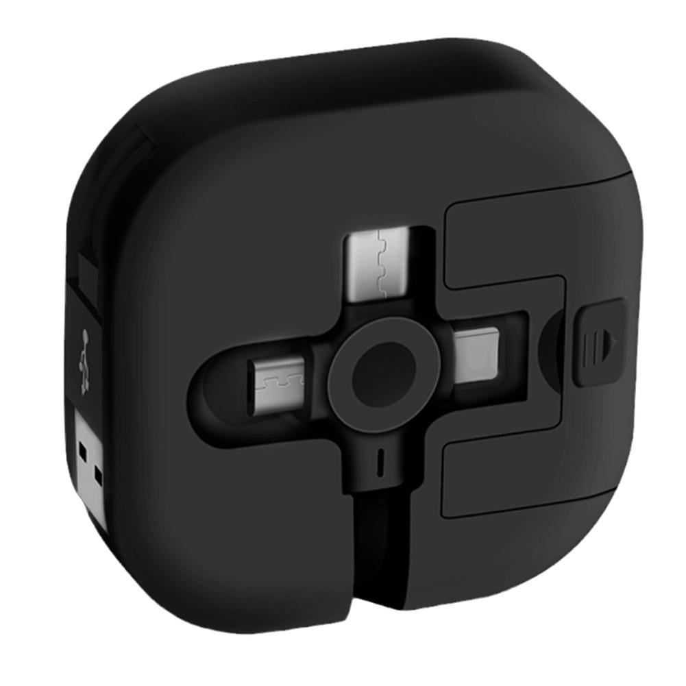 3 in 1 Retractable USB Charger Data Cable W/Phones Cable C Micro Stands ...