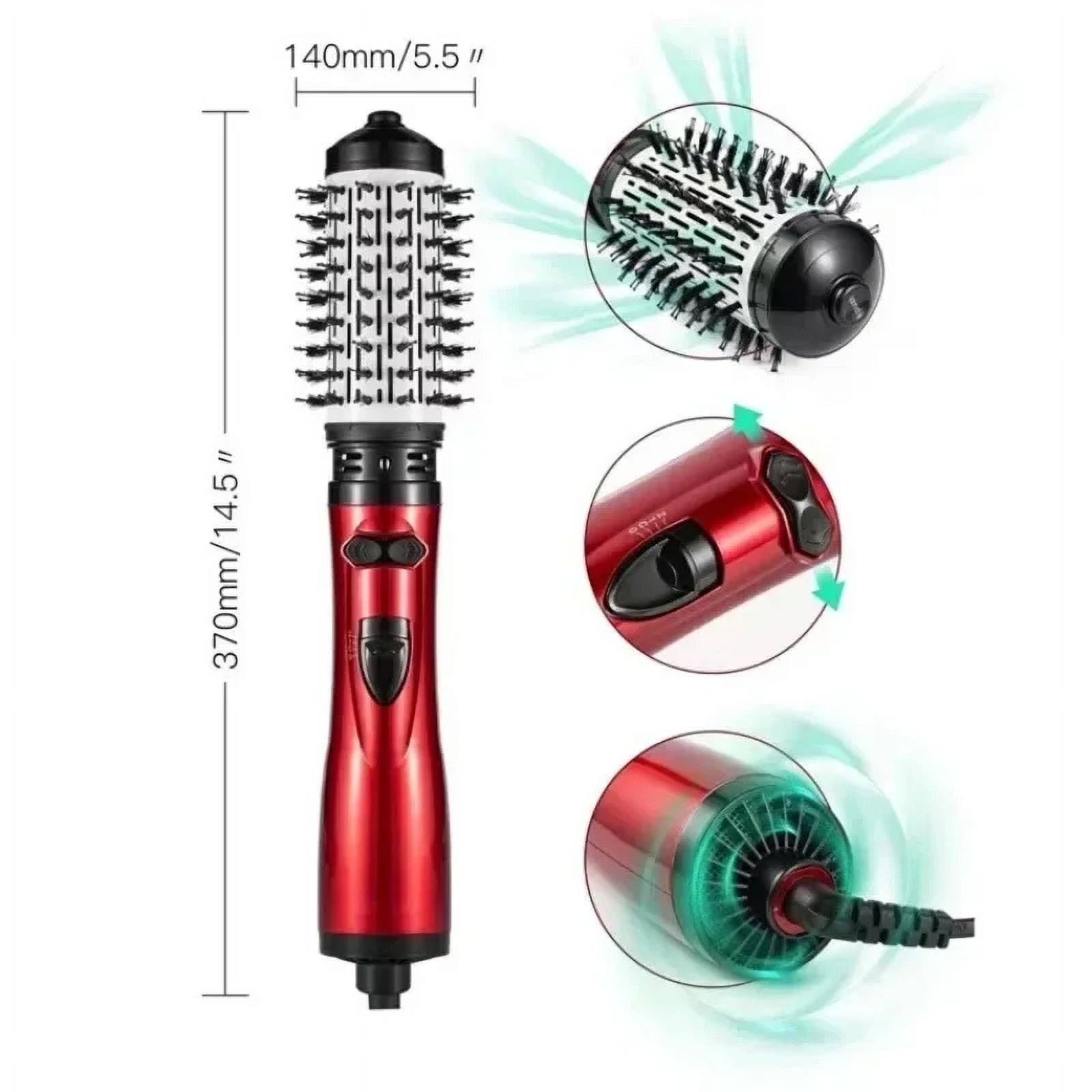 3 in 1 Rotating Hair Dryer Electric Comb Hair Straightener Brush Dryer ...