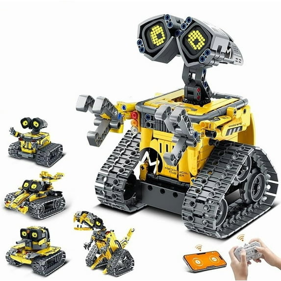 3-in-1 STEM Robot Building Kit for Kids 6-14 | Remote & APP Controlled ...