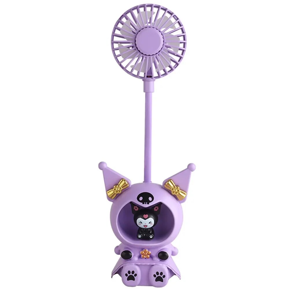 3-in-1 Sanrio Night Light Mini Fan pencil sharpener Led Desk Lamp With ...