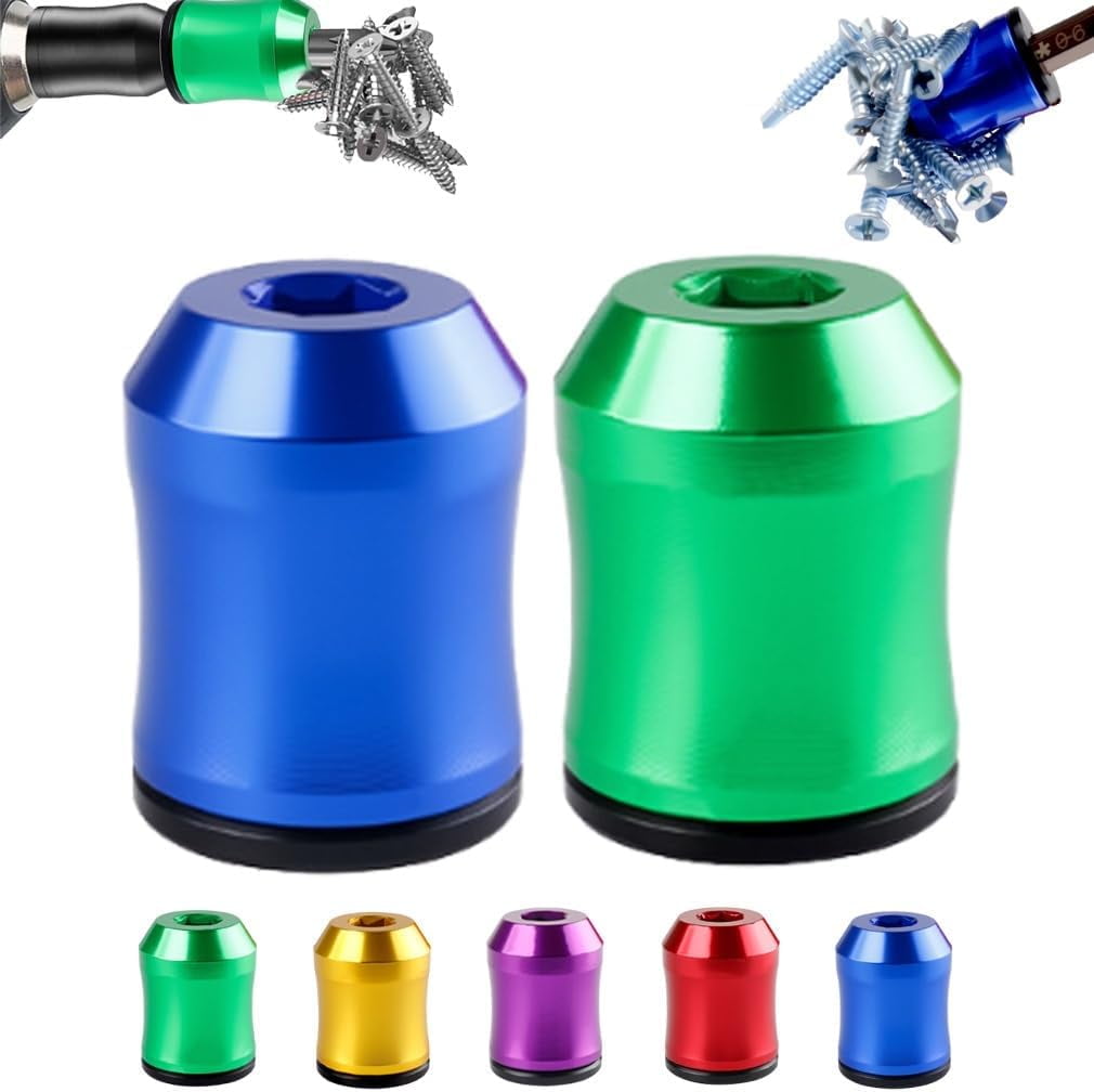 3-in-1 Screwdriver Head Magnetic Ring, Strong Magnetic Screw Ring - 1/4 ...